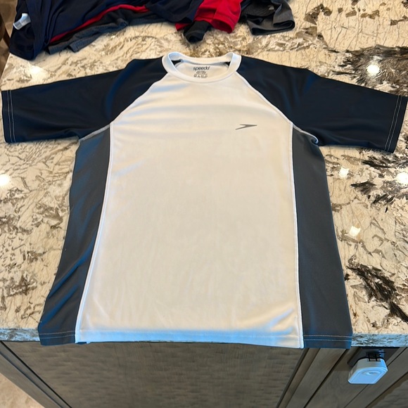 Speedo | Shirts | Mens Speedo Block The Burn Sunshirt | Poshmark